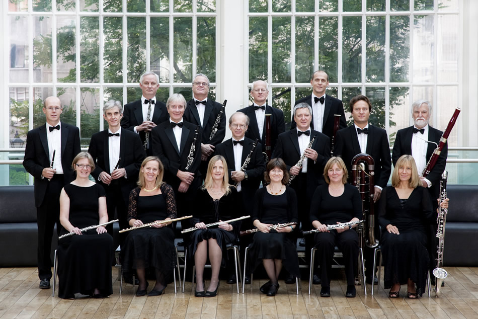 Wind players from the Royal Opera House, Covent Garden